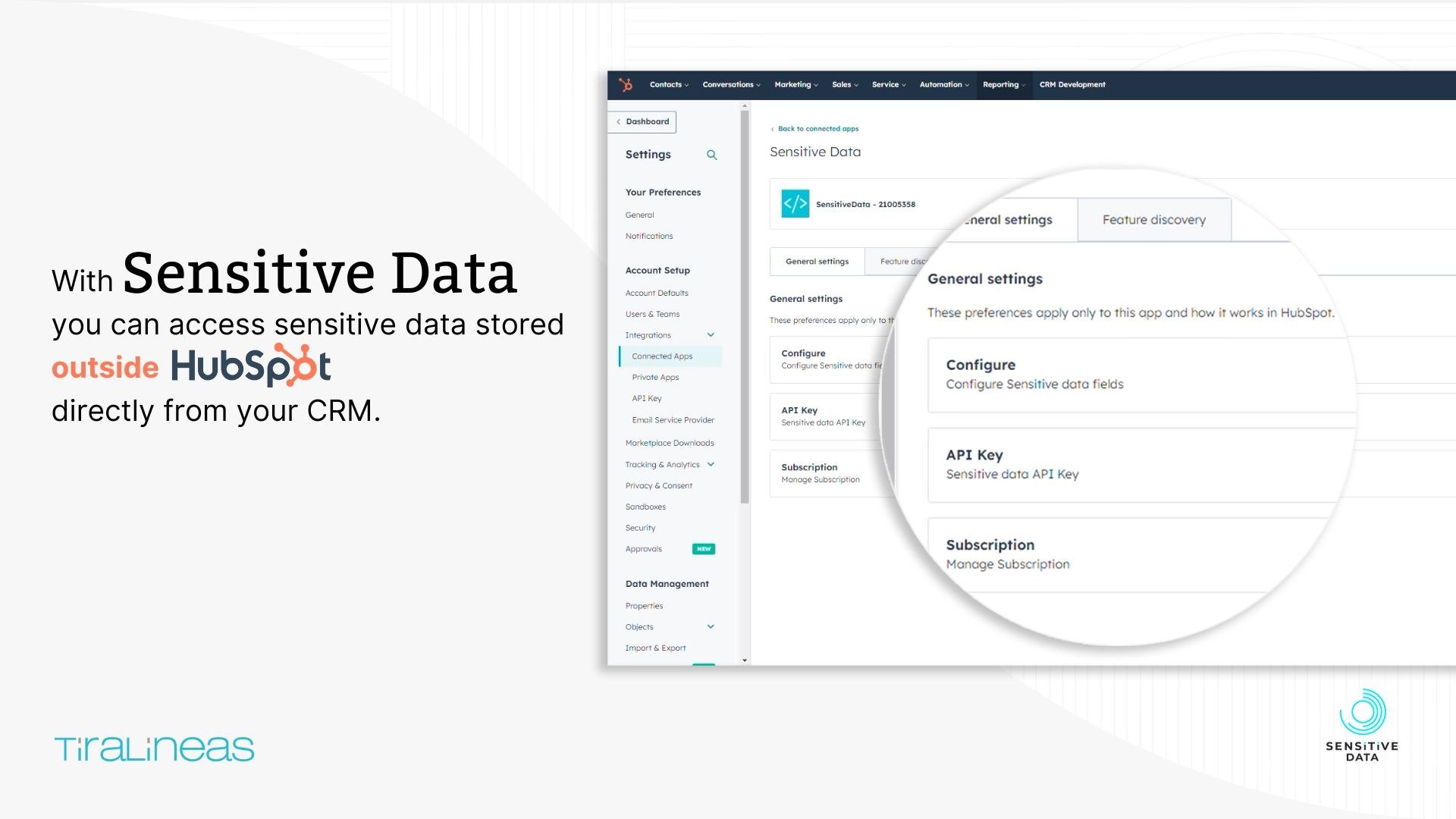 Sensitive Data HubSpot Integration | Connect Them Today